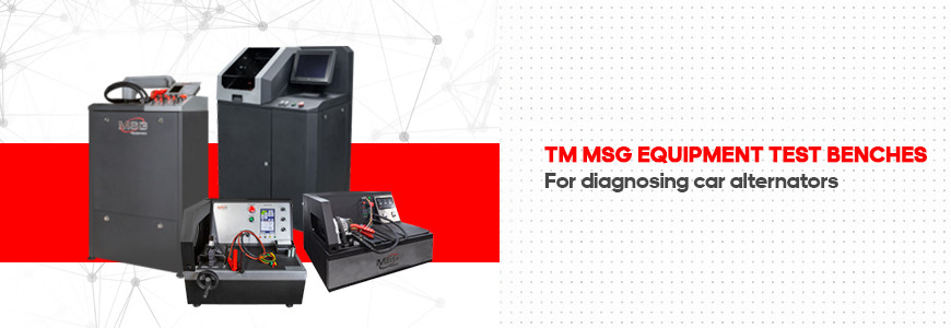 Equipment for diagnostics of starters and alternators